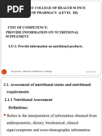 Advanced ABCD Nutritional Assessment Methods | PDF | Malnutrition ...