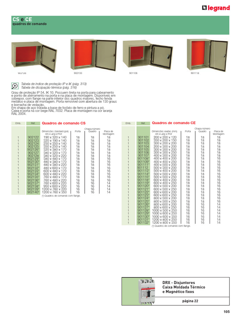 Catalogo Paineis Cemar | PDF | Metais