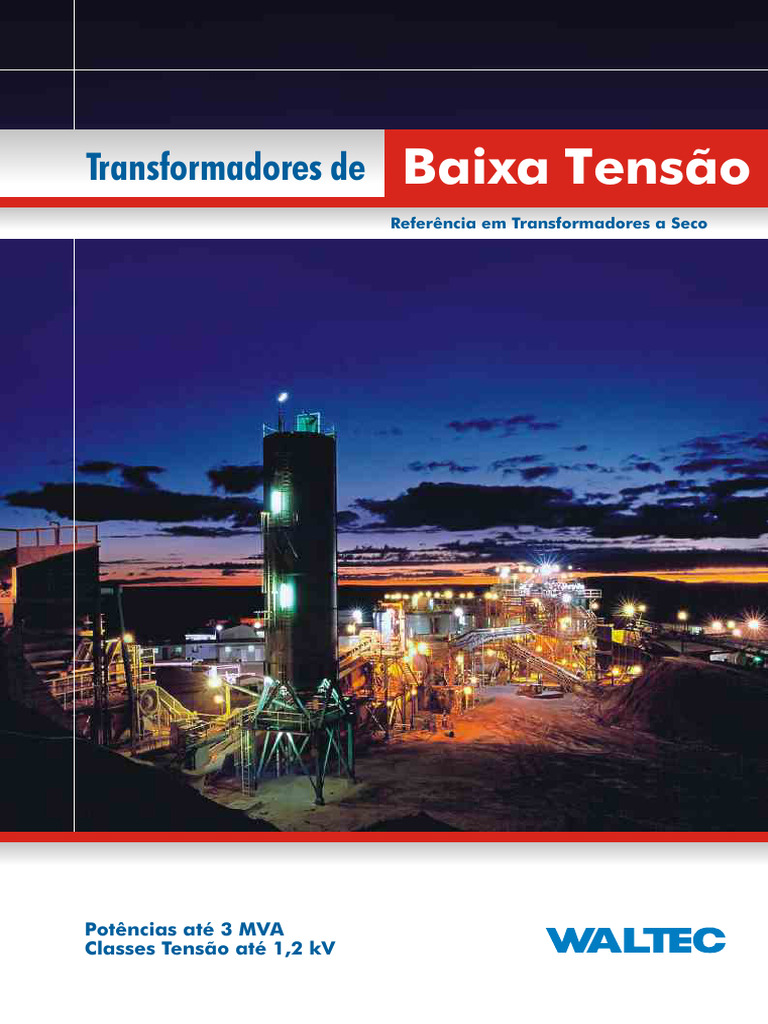 Catalogo Waltec - Transformadores Baixa Tensão | PDF | Transformador ...