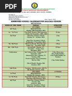 Ogun School Calendar, 2025 - 2026 Academic Session | PDF