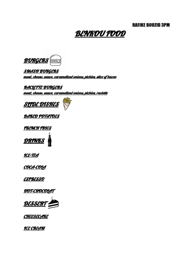 Benkou Food (2 | PDF