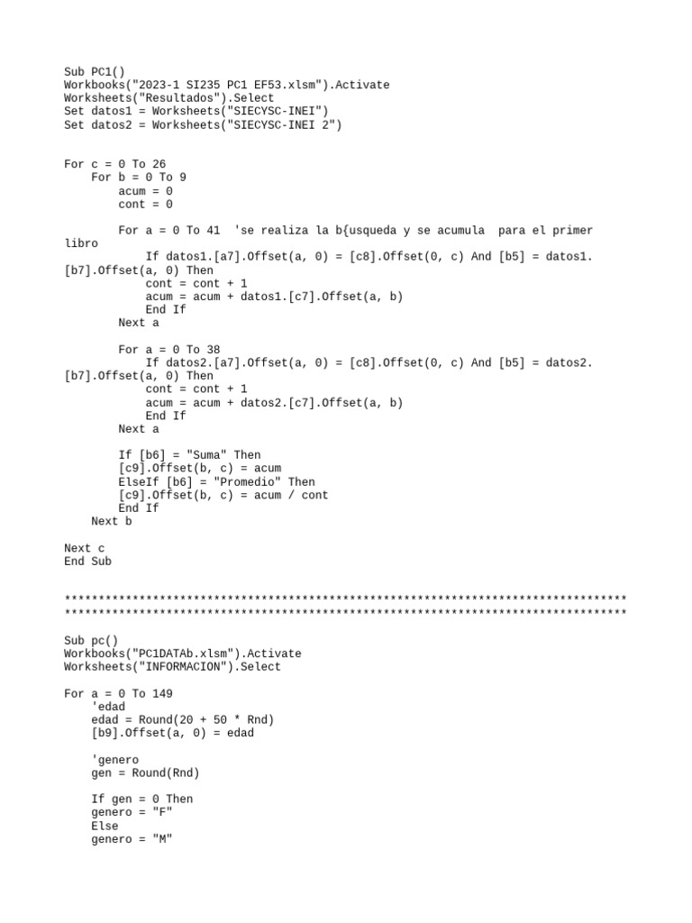 Solucionario Taller PC1 Informática | PDF