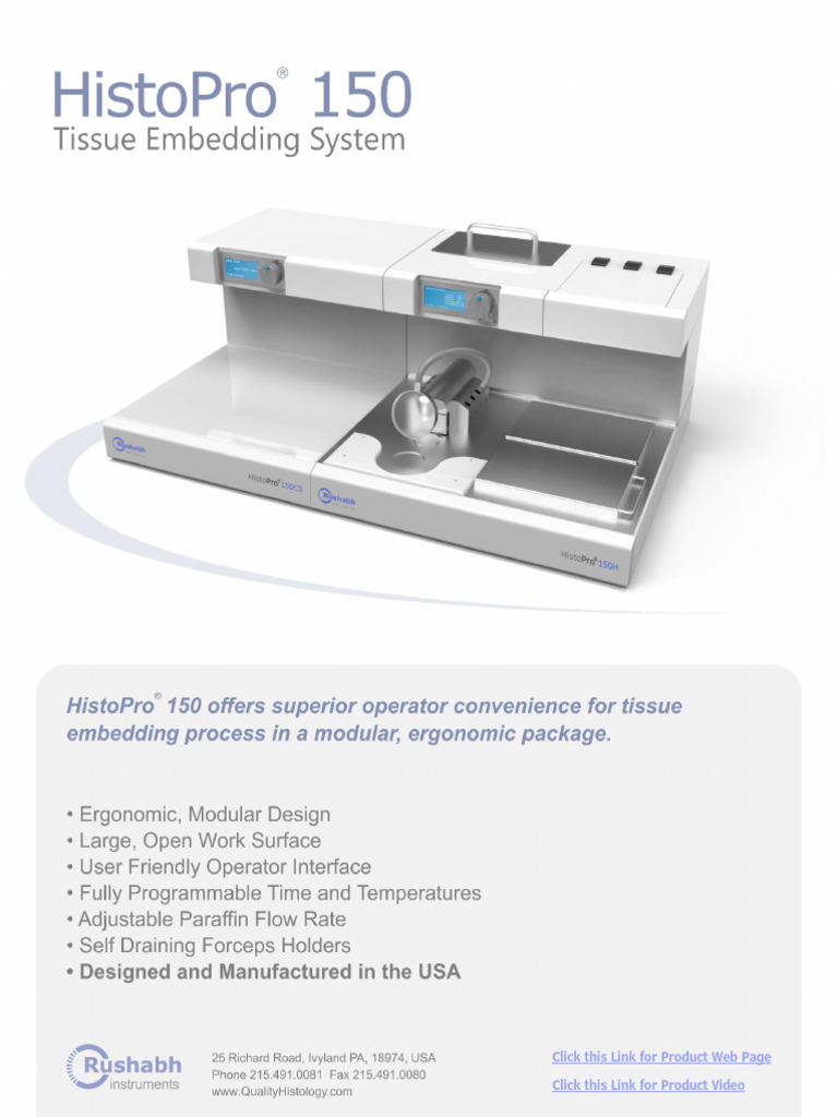HistoPro 150 Brochure | PDF