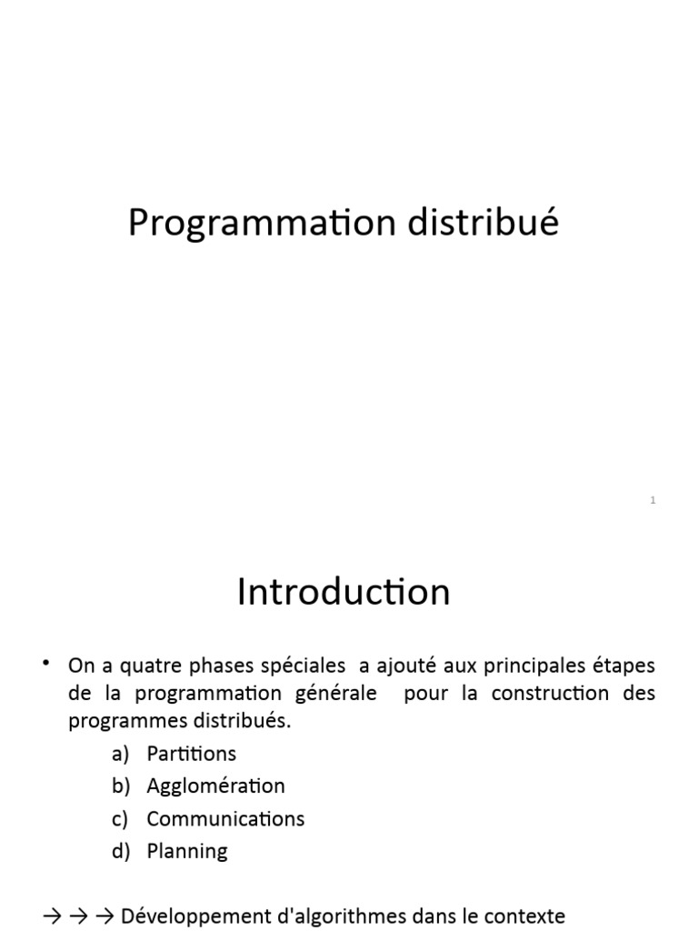 Programmation Distribué | PDF | Programmation informatique | Serveur (Informatique)
