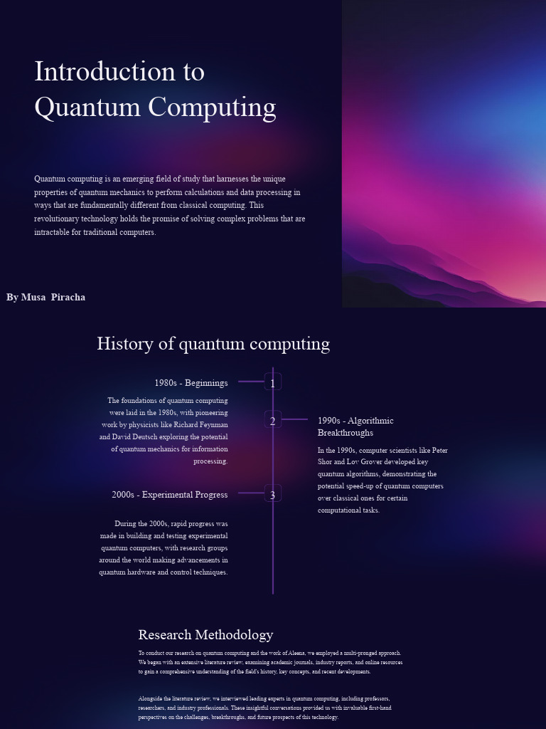 Eintroduction To Quantum Computing | PDF | Quantum Computing | Computing