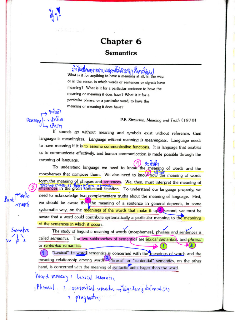Semantics | PDF | Grammar | Interpretation (Philosophy)
