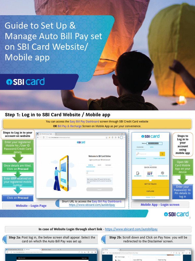 Guide To Set Up Manage Auto Bill Payment Pdf Credit Card Login