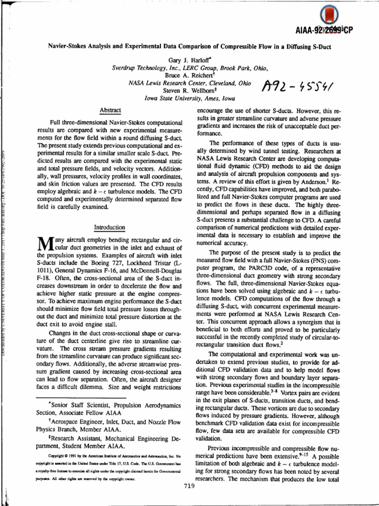 AIAA 1992 Conference Paper Download | PDF
