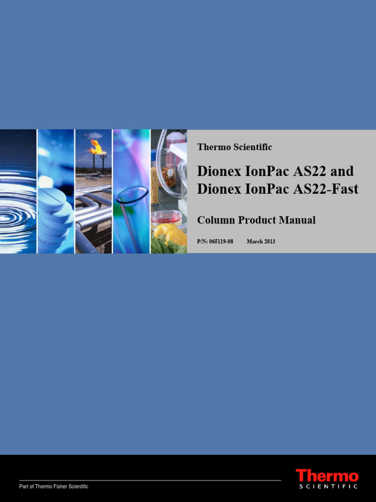 Manual Columna AS22 | PDF | High Performance Liquid Chromatography ...