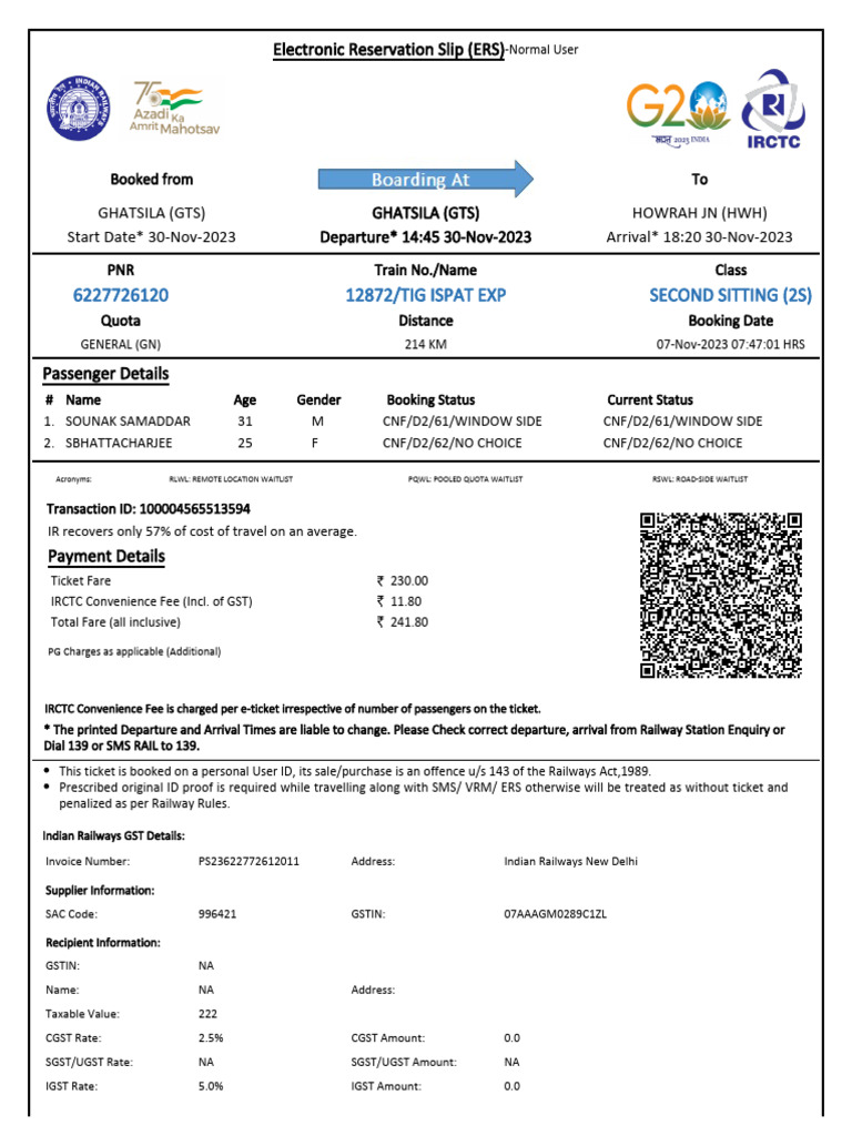 12872/tig Ispat Exp Second Sitting (2S) | PDF | Identity Document