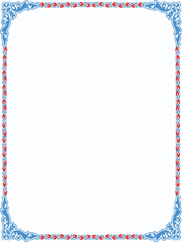 Blue and Red Border | PDF