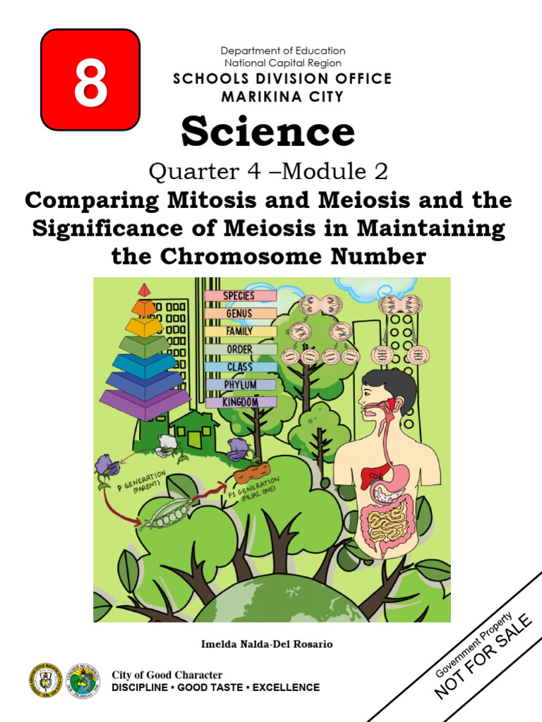 SCI8 Q4 M2 Comparing Mitosis and Meiosis | PDF | Meiosis | Mitosis
