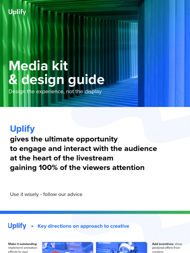 Media Kit & Design Guide - Uplify - Aug - 2023 | PDF | Marketing | Mass ...