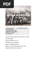 Effects of The Haitian Revolution | PDF