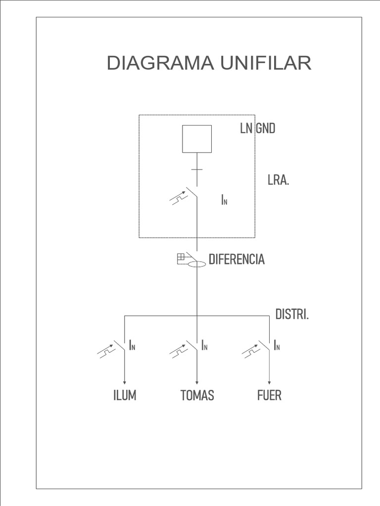 Diagrama Unifilar | PDF