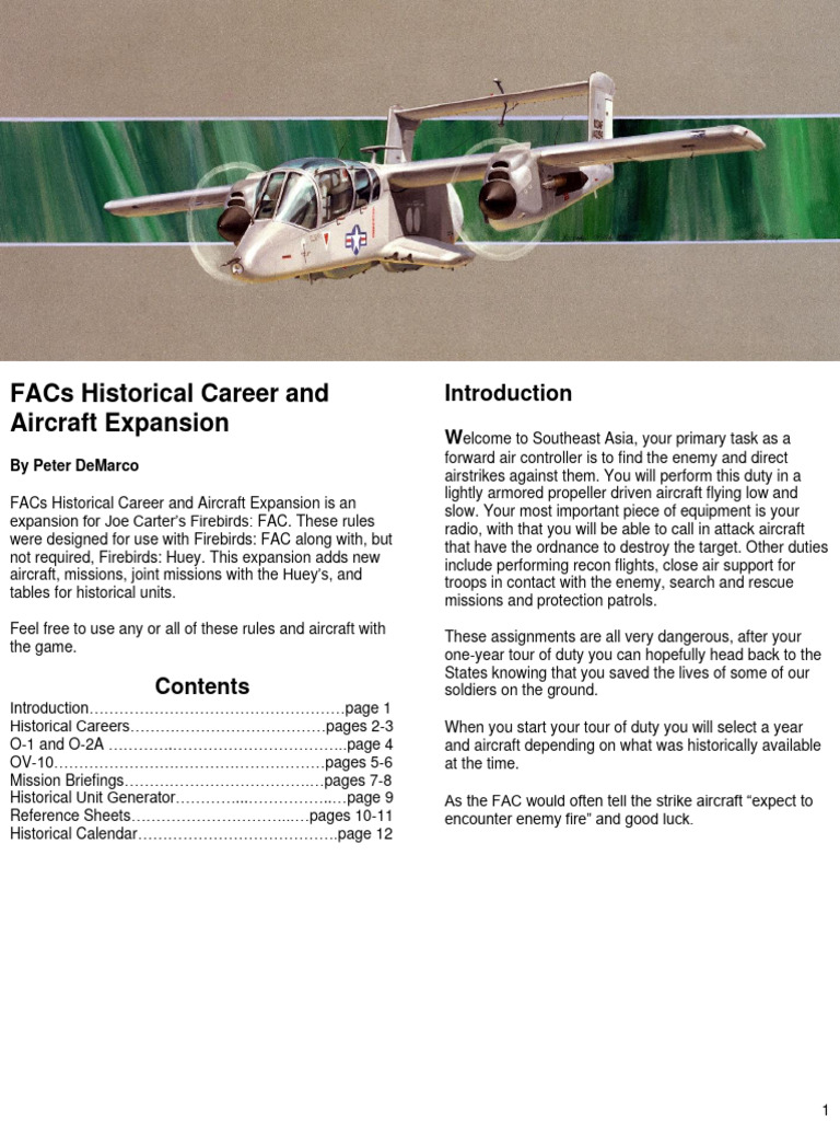 FAC Historical Career and Aircraft Expansion | PDF | Aviation | Military