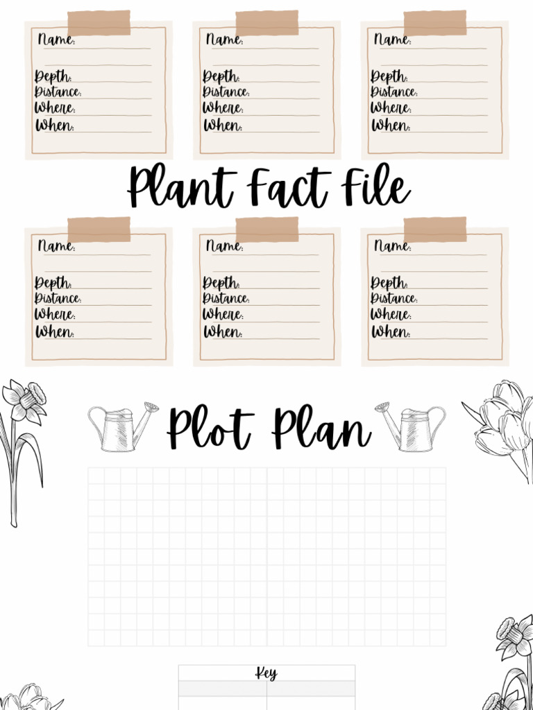 Planting Timeline Printable | PDF