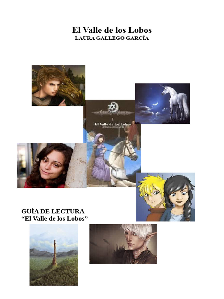 Guía de Lectura El Valle de Los Lobos. Laura Gallego | PDF