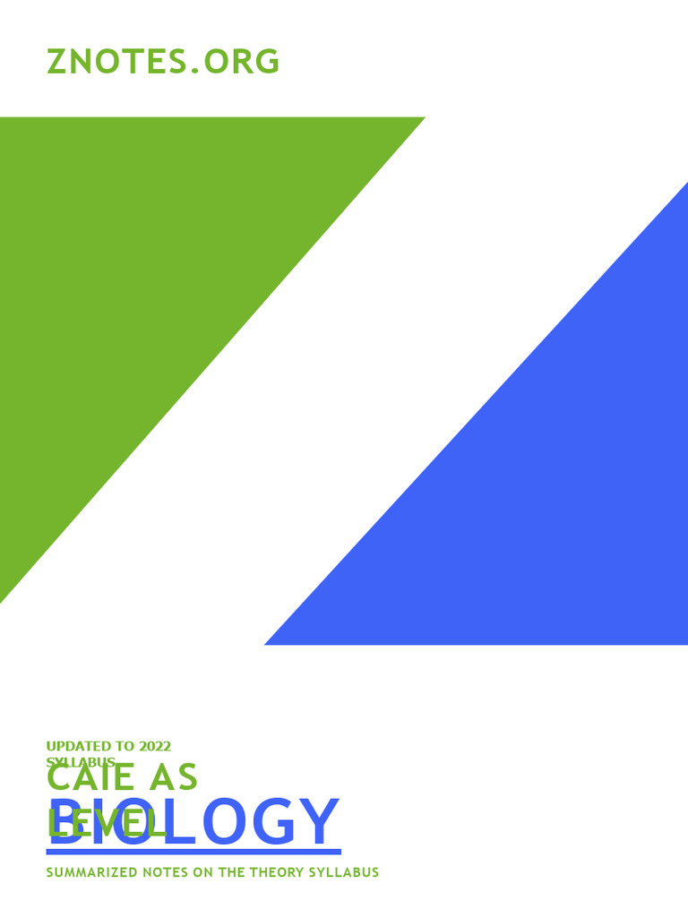 Caie As Level Biology 9700 Theory v2 | PDF | Enzyme | Enzyme Inhibitor