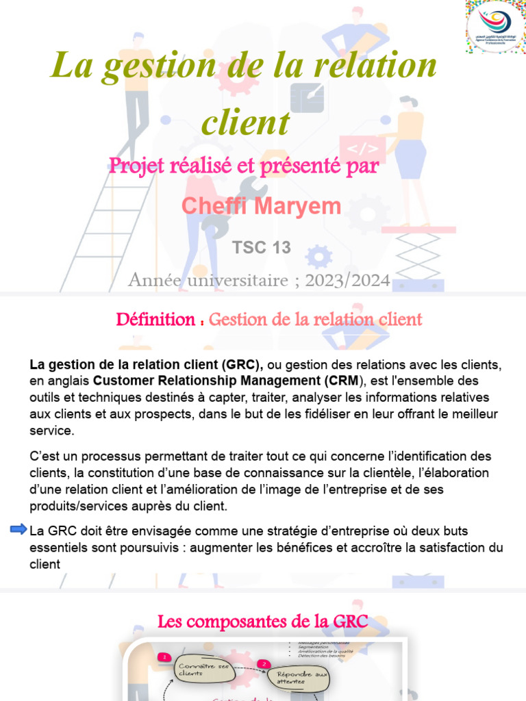 Gestion de la Relation Client : Stratégies et Avantages | PDF | Gestion ...