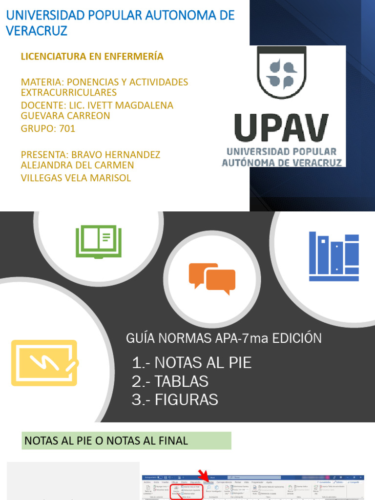 Notas Al Pie y Tablas Formato APA | PDF