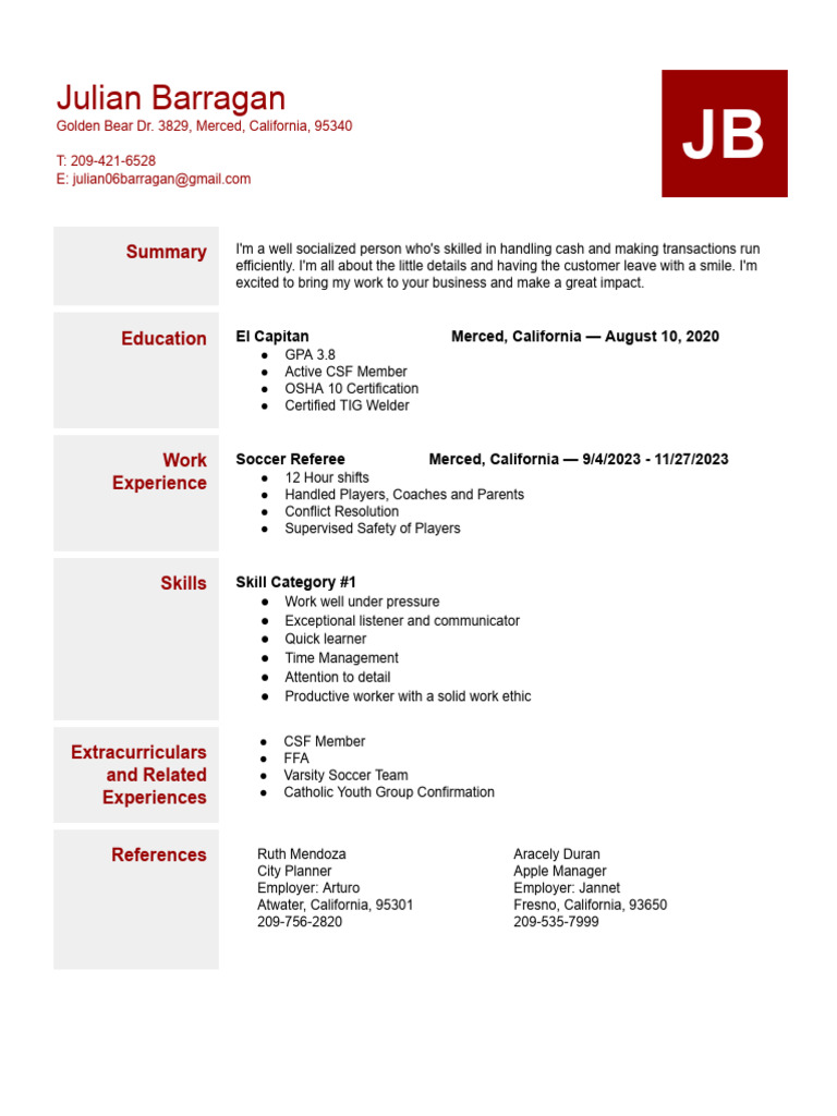 julian resume | PDF