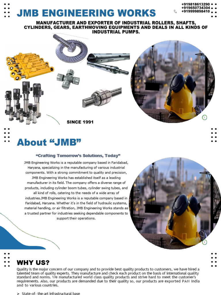 JMB Brochure | PDF | Steel | Stainless Steel