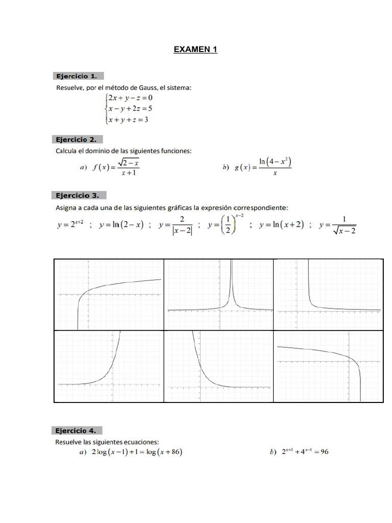 Examen 1º BTX | PDF