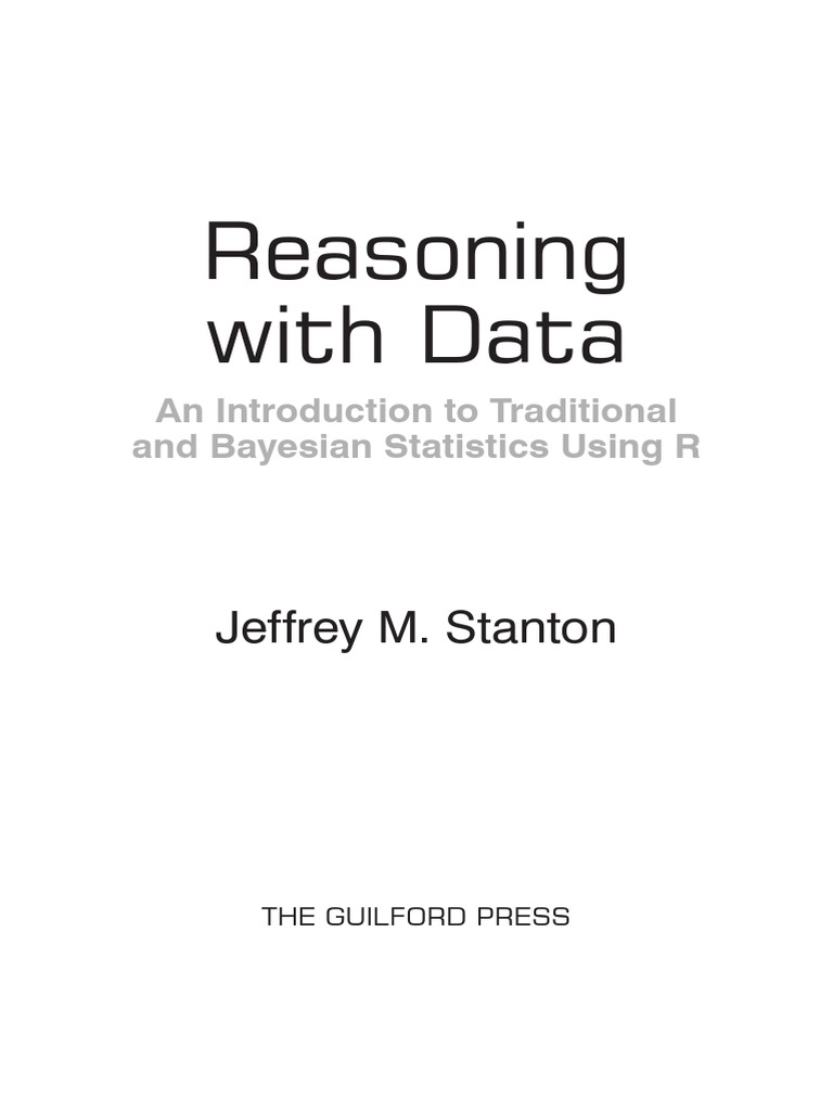 Intro To Traditional and Bayesian M Using R-Guilford 2017 | PDF | Logistic Regression | Linear ...