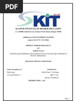 Field Project Report Format | PDF