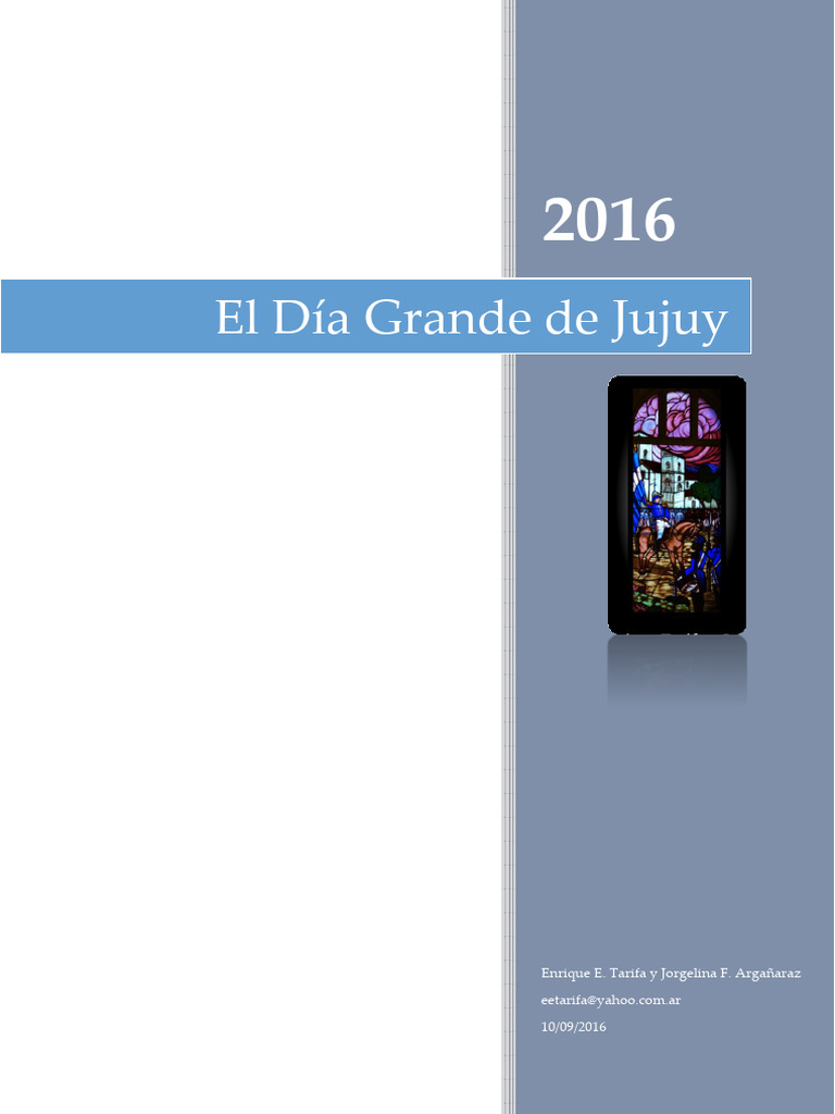 El Día Grande de Jujuy 2016 - Cartilla diagramada | PDF El Día Grande de Jujuy 2016 - Cartilla diagramada | PDF