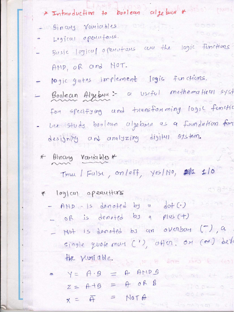 2.boolean Algebra | PDF