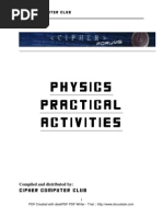 How To Write Physics Practical FIle | PDF | Experiment | Optics