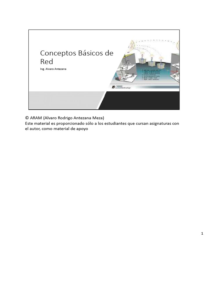 Tema 5-1 Conceptos Basicos de Red | PDF | Dirección IP | Red de computadoras
