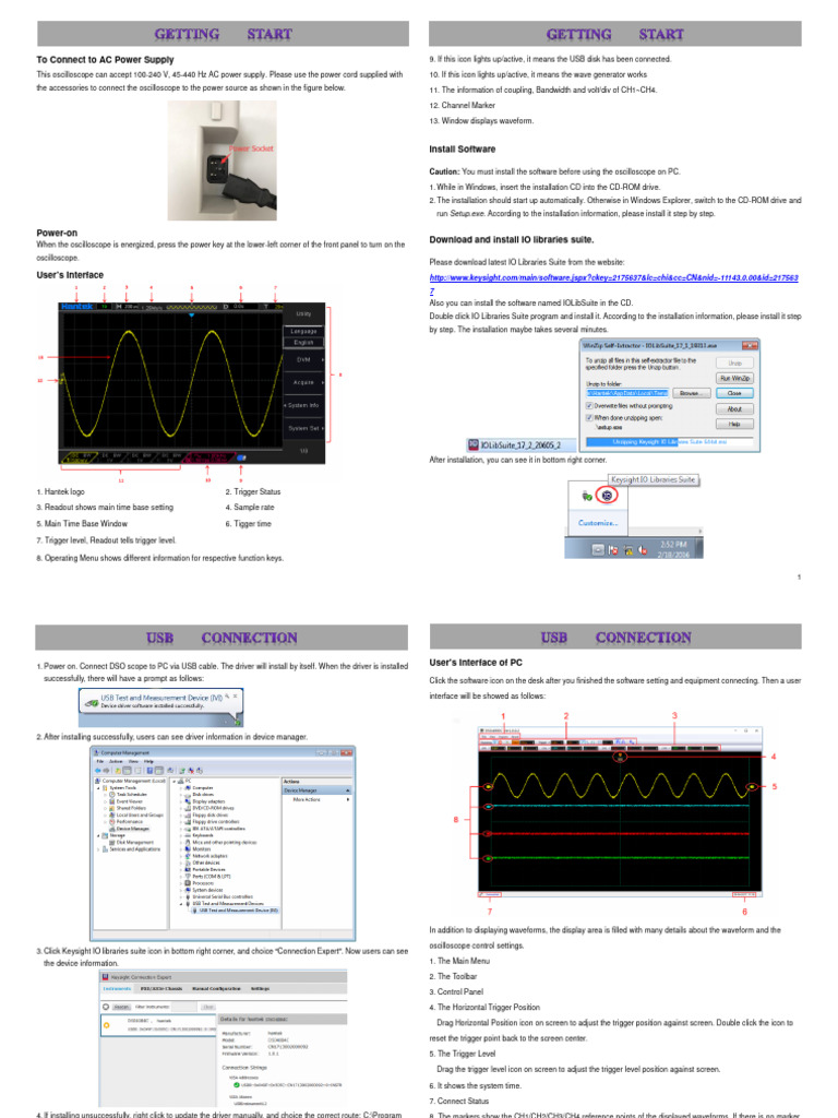 DSO4000BC_QuickGuide_EN | PDF | Icon (Computing) | Electrical Engineering