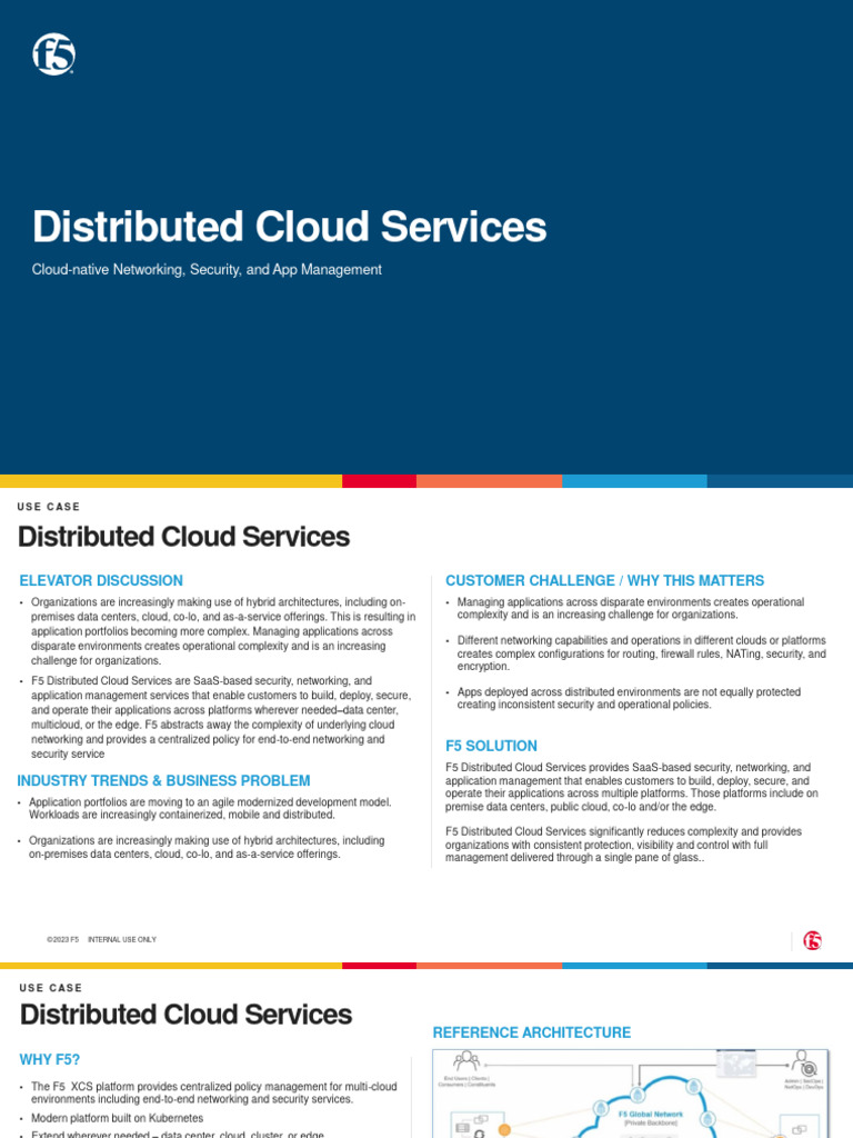 XC Use Cases | PDF | Cloud Computing | Software As A Service