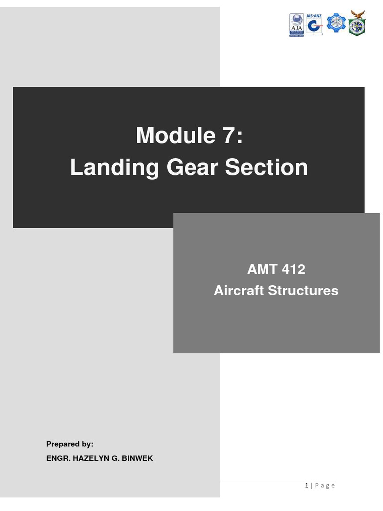 Amt 412 Midterm Module 07 | Download Free PDF | Landing Gear | Learning