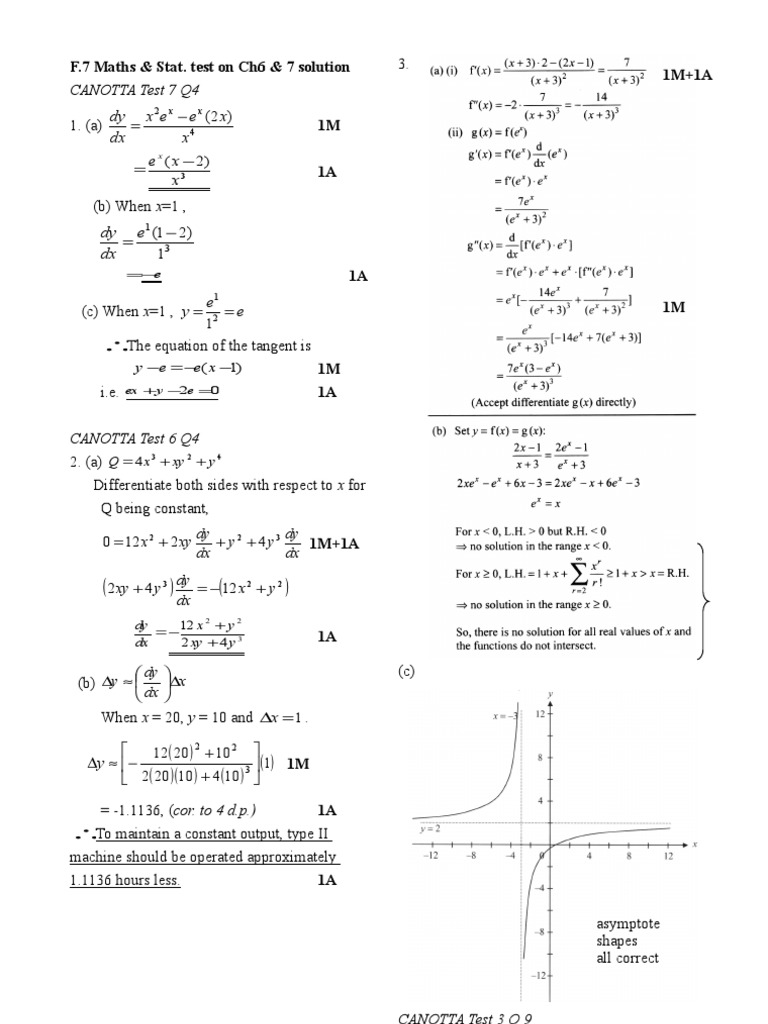 F6 Test 6 Ch6 7 Solution | PDF