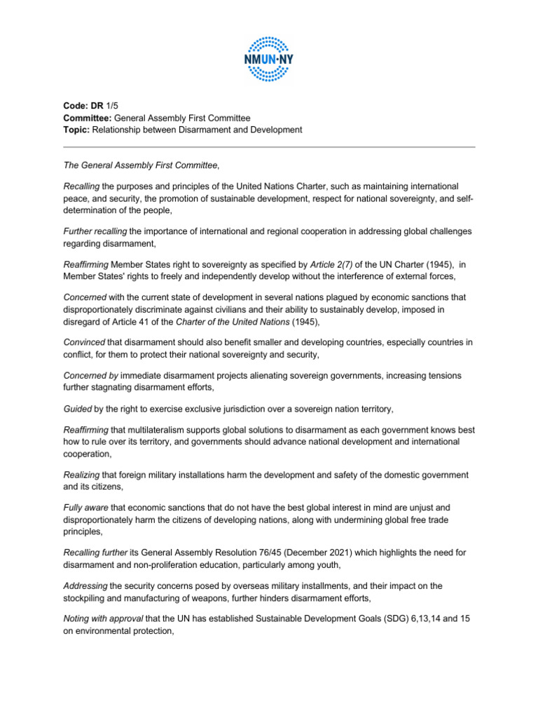 Ga1 1 5 | Download Free PDF | Sustainability | Sovereignty