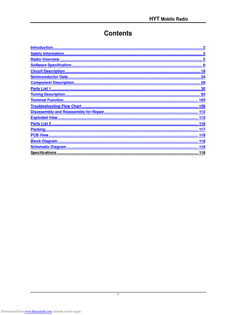 Hyt tm628h | PDF | Amplifier | Radio
