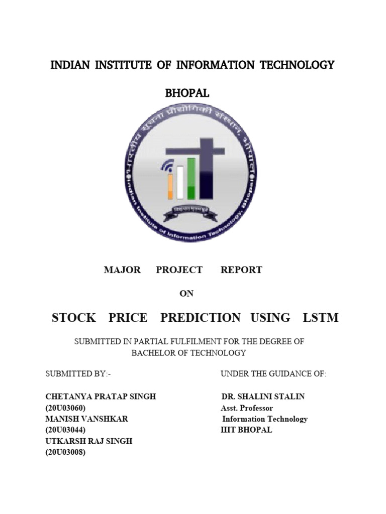 Major Project FIle | PDF | Forecasting | Prediction Major Project FIle | PDF | Forecasting | Prediction