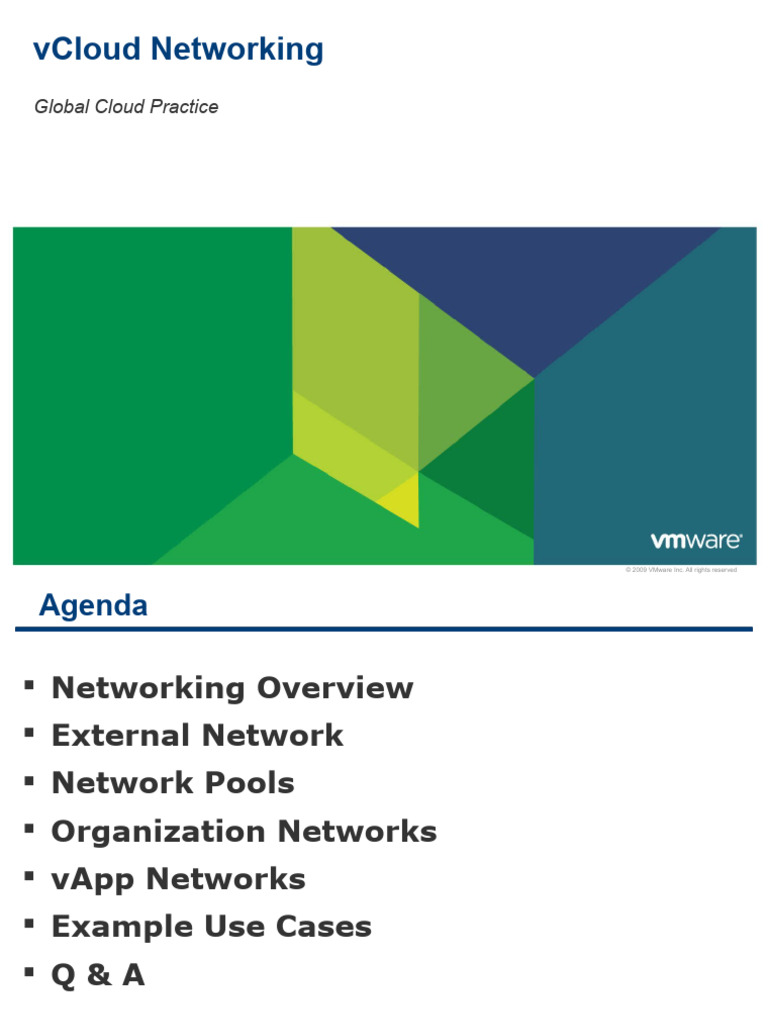 09 Vcloud Networking Deep Dive | Download Free PDF | Computer Network | Internet Protocols