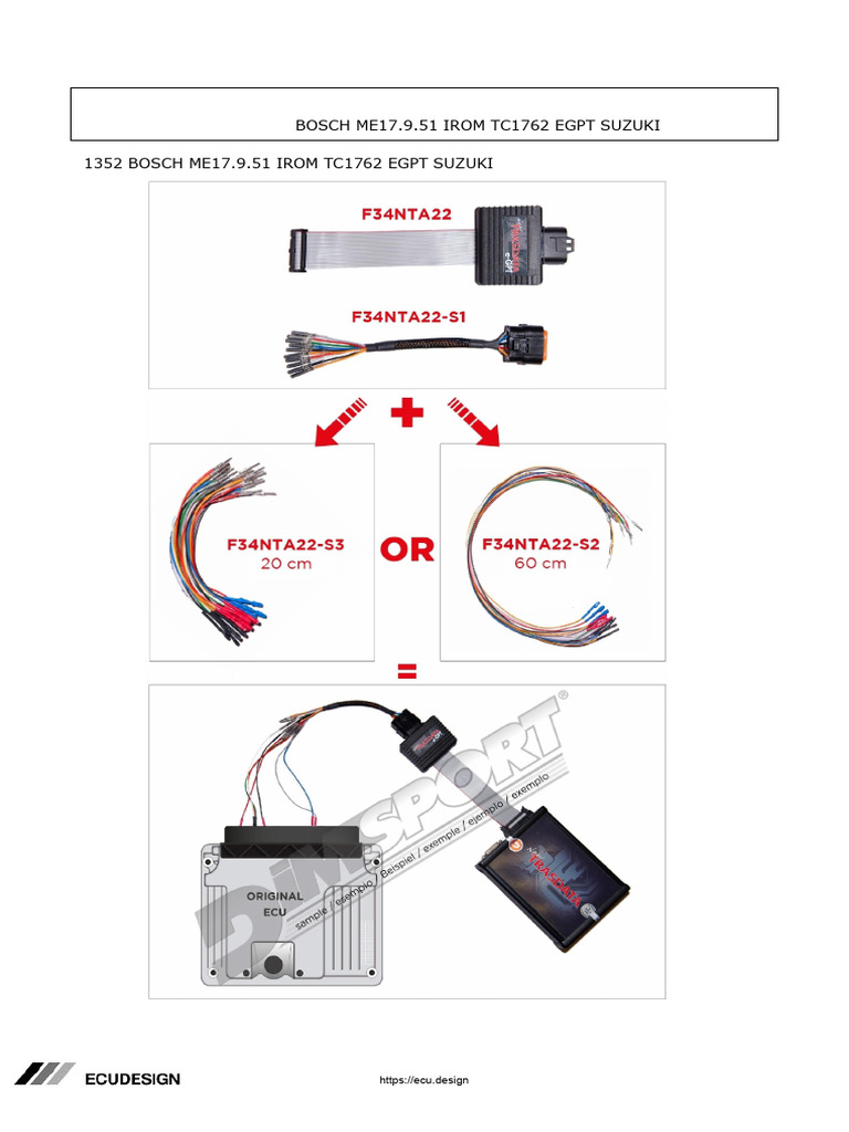 Bosch Me17.9.51 Irom tc1762 Egpt Suzuki | PDF