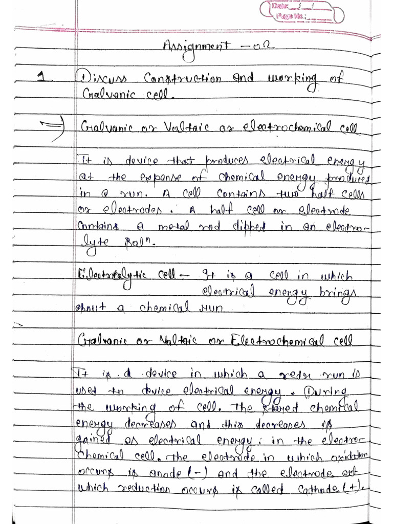 Chemestry Assignment JUNAID | PDF