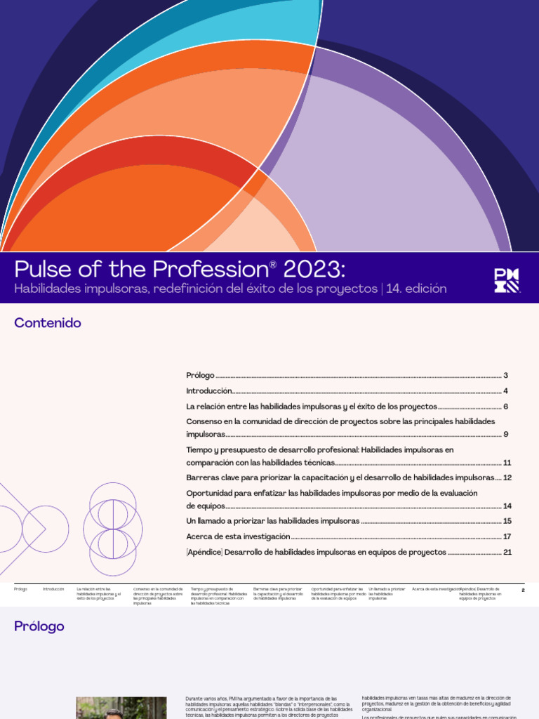 PMI Pulse of The Profession 2023 Report | PDF | Liderazgo | Evaluación