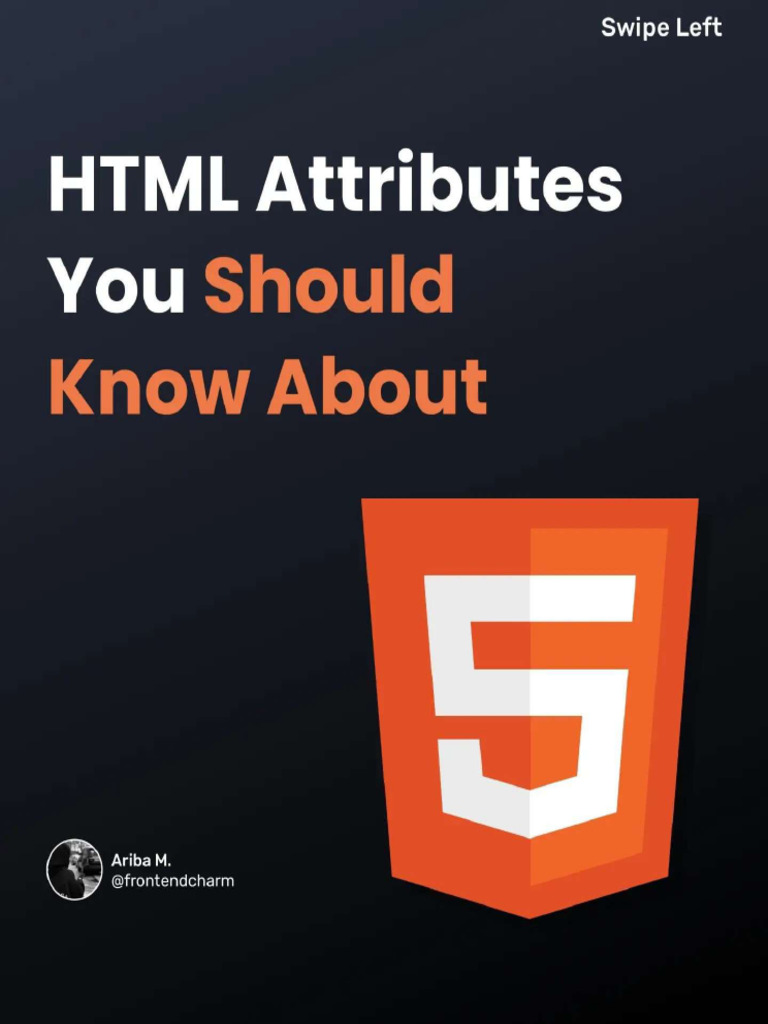 HTML Attribut Es HTML | PDF