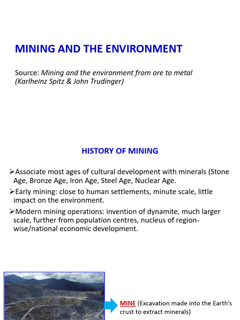 Mining_1707481412102830536465c6194479111 (1) | PDF | Mining | Ore