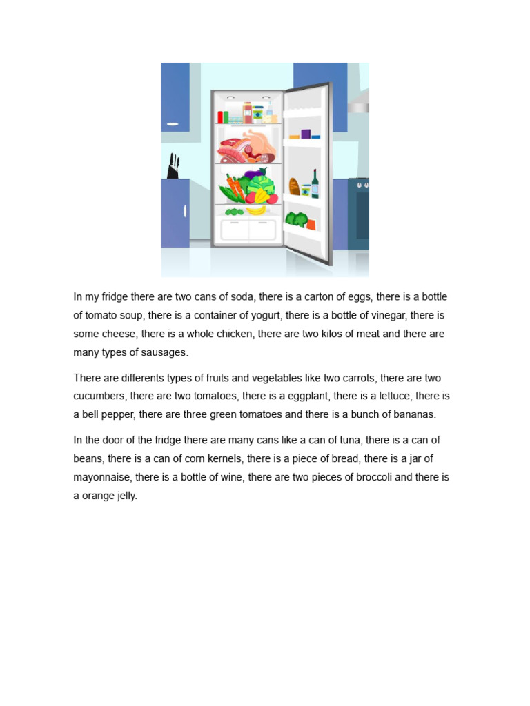 Composition - Fridge | PDF | Cooking, Food & Wine