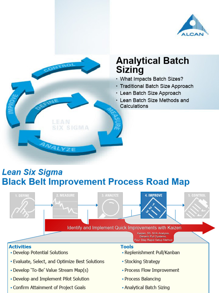 4-02 Analytical Batch Sizing (ABBE-R021504) | PDF | Lean Manufacturing | Inventory