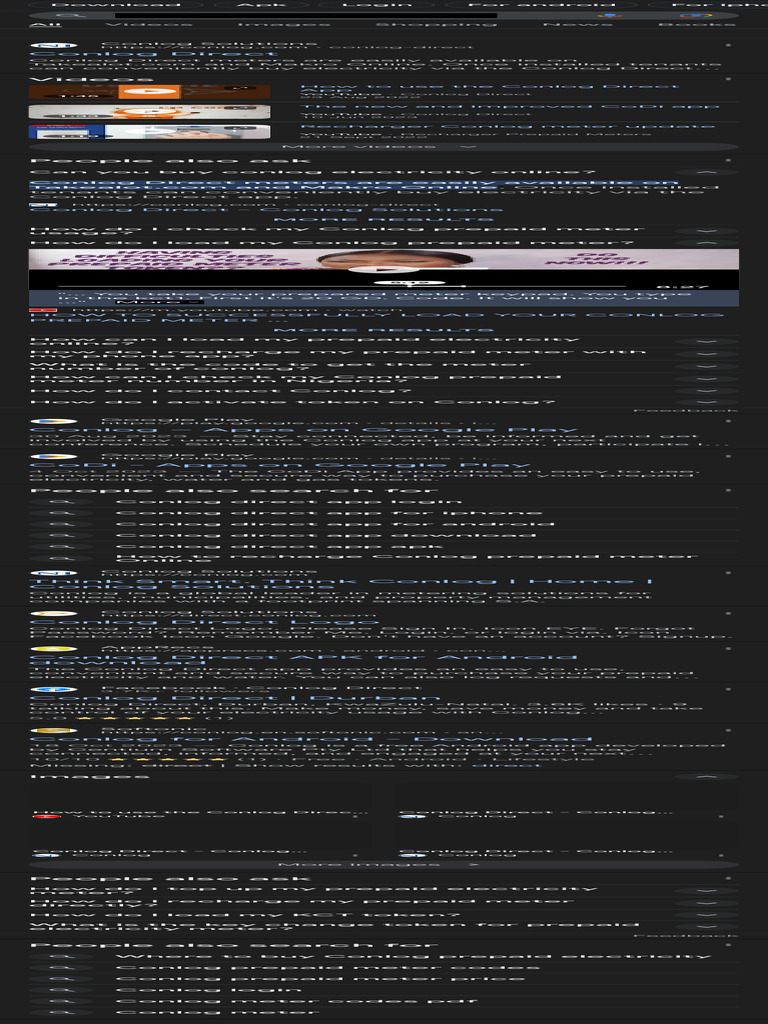 Conlog Direct App - Google Search | PDF | Google Play | Android (Operating System)